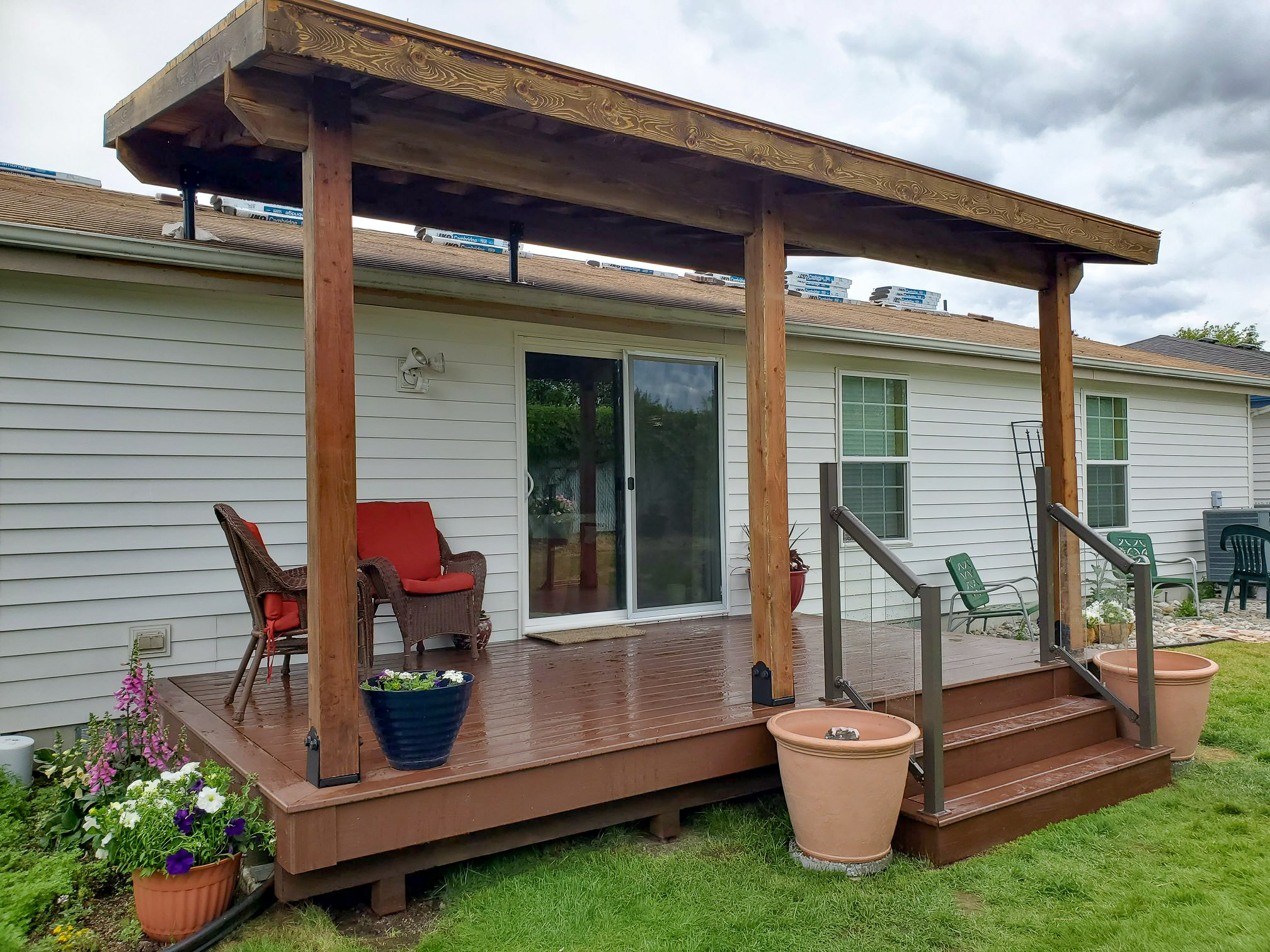 Custom built pergolas, durable all season designes wide range of materals